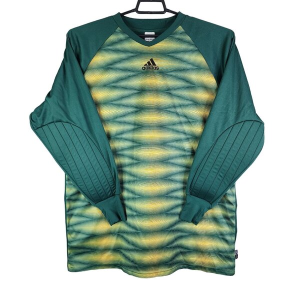 adidas | Shirts | Mens Adidas Climalite Goalkeeper Jersey Shirt Green ...